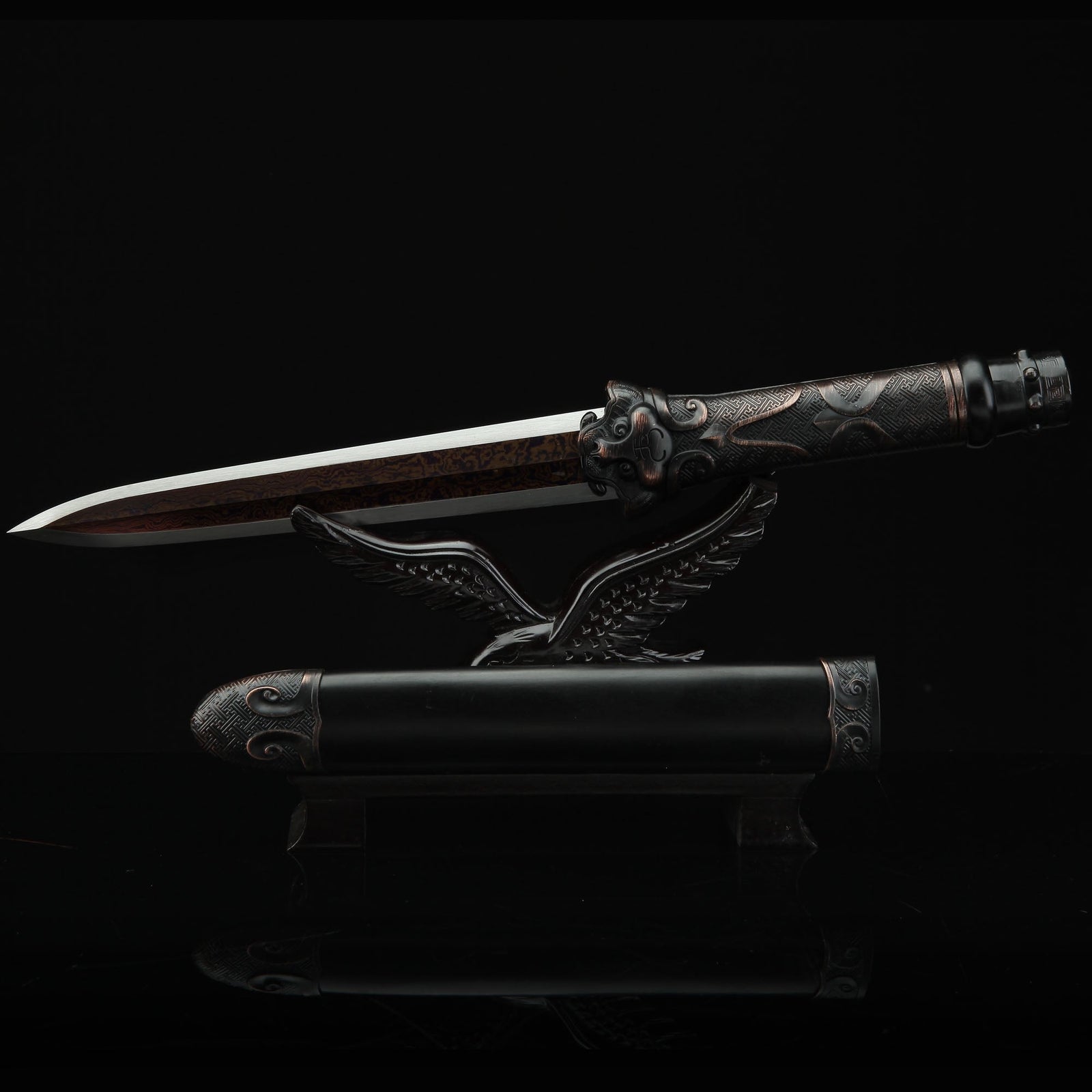 Handmade Japanese Double Edge Tanto Sword Full Tang