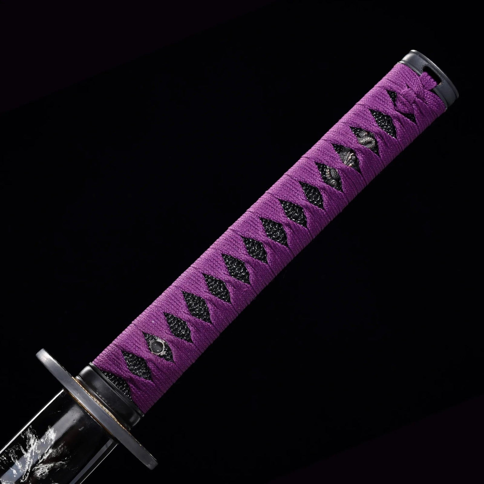 Shop Samurai Katana Sword Handmade Purple Blade - Kanu Swords