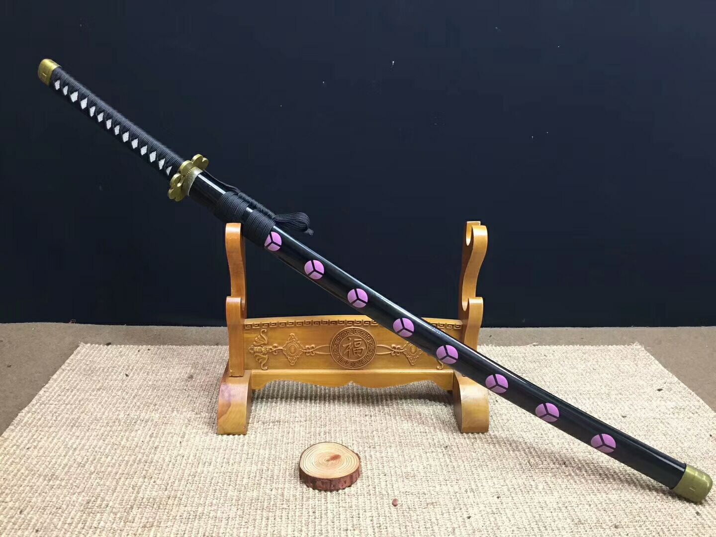 Shusui Sword - Roronoa Zoro Black Blade Katana | One Piece Replica